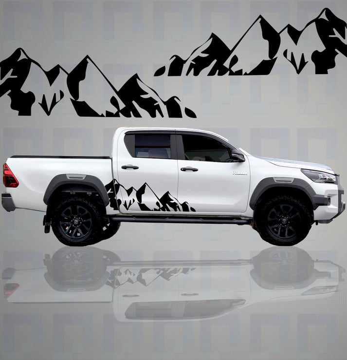 Toyota Hilux Mudslinger Decals (2015–2023) | Pixel Printworks Off-Road Kit